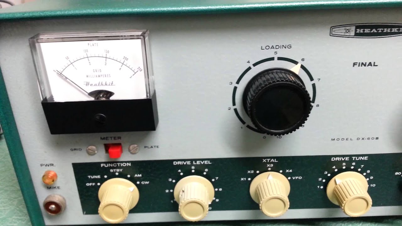 Heathkit DX-60B - YouTube