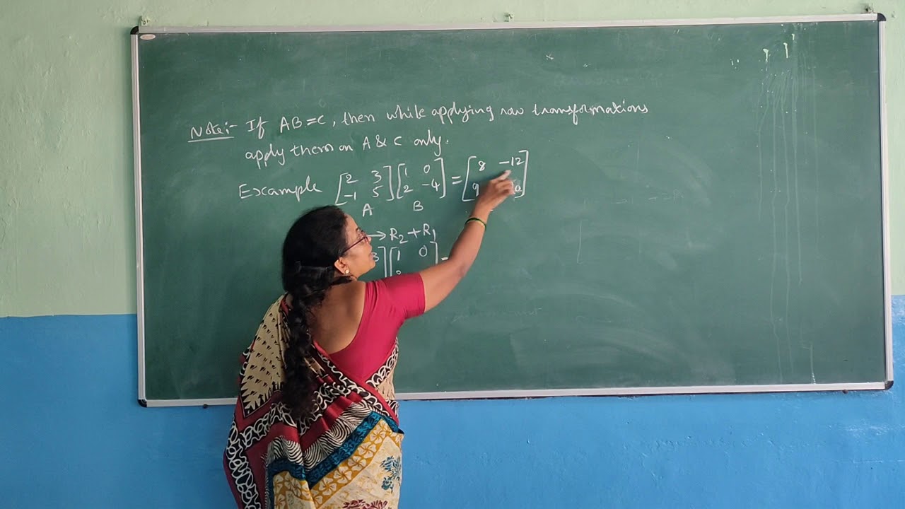 Elementary operations (transformations) of matrices and finding inverse ...