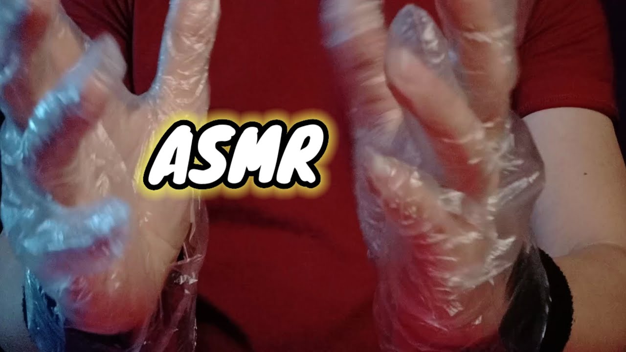 ASMR - The Only BRAIN MASSAGE With Gloves Plastic - YouTube