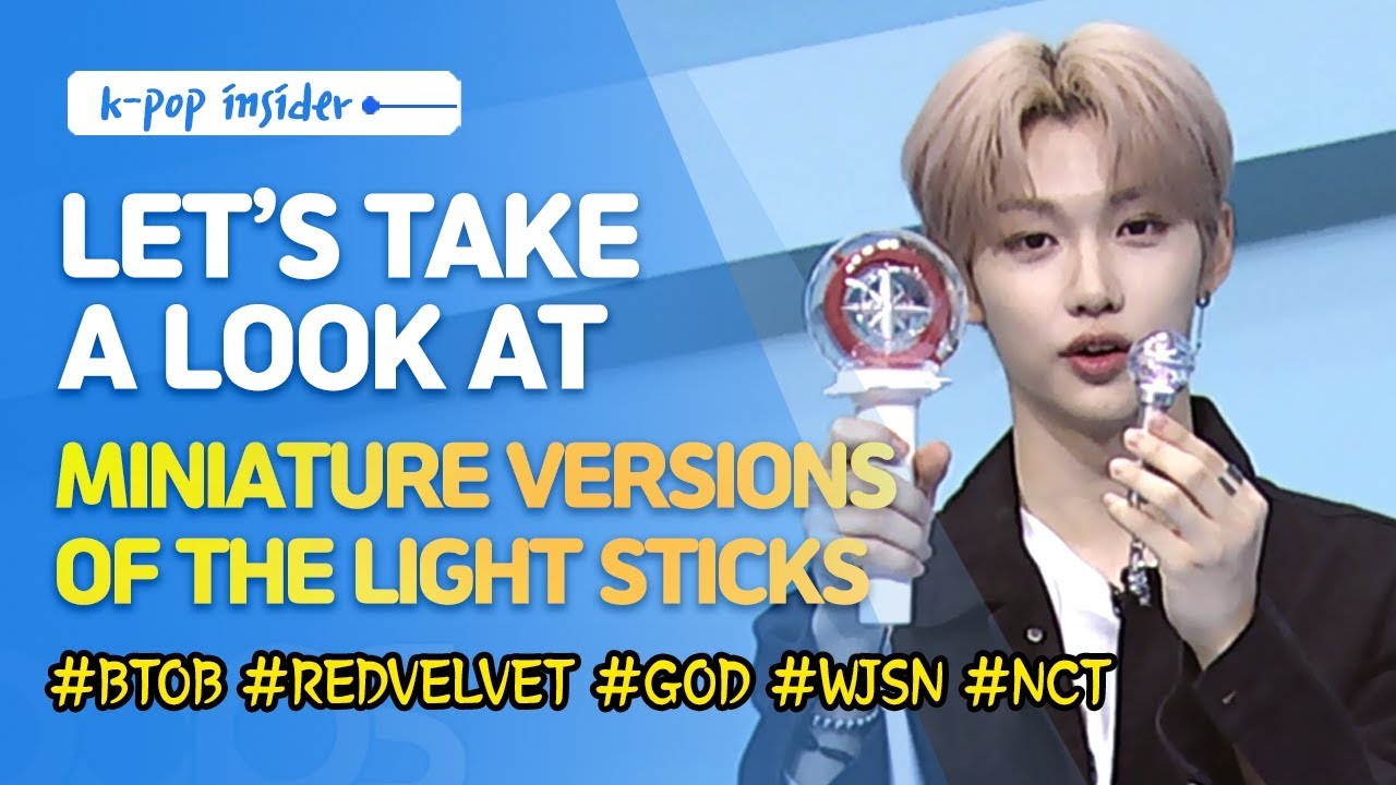 [Pops in Seoul] K-pop Idol Groups' Miniature Versions of Light Sticks ...