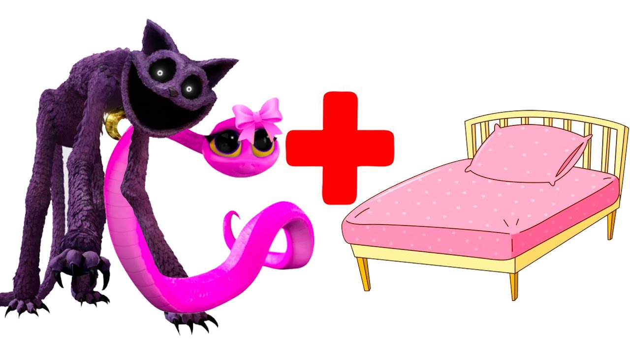 CatNap and Melody Snake Girl + Bed = ??? Poppy Playtime chapter 5 - YouTube