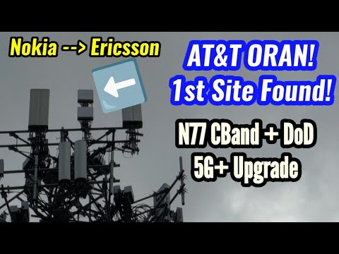 AT&T O-RAN Cell Range Over Several Miles | N77 CBand DoD | 5G+ - YouTube