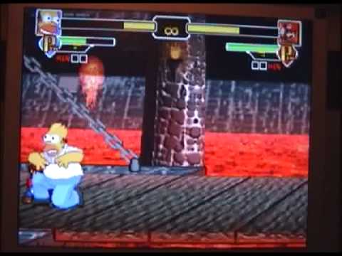 Mugen Homer vs Mario