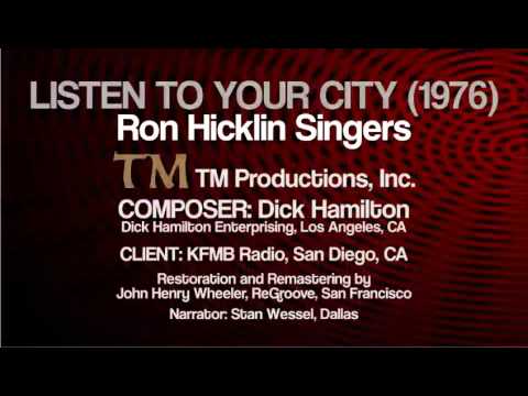 Ron Hicklin Singers - Dick Hamilton - KFMB Listen to your City - YouTube