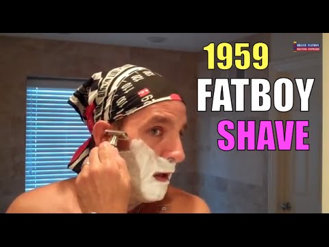 Gillette Fatboy Safety Razor Review and Shave - YouTube