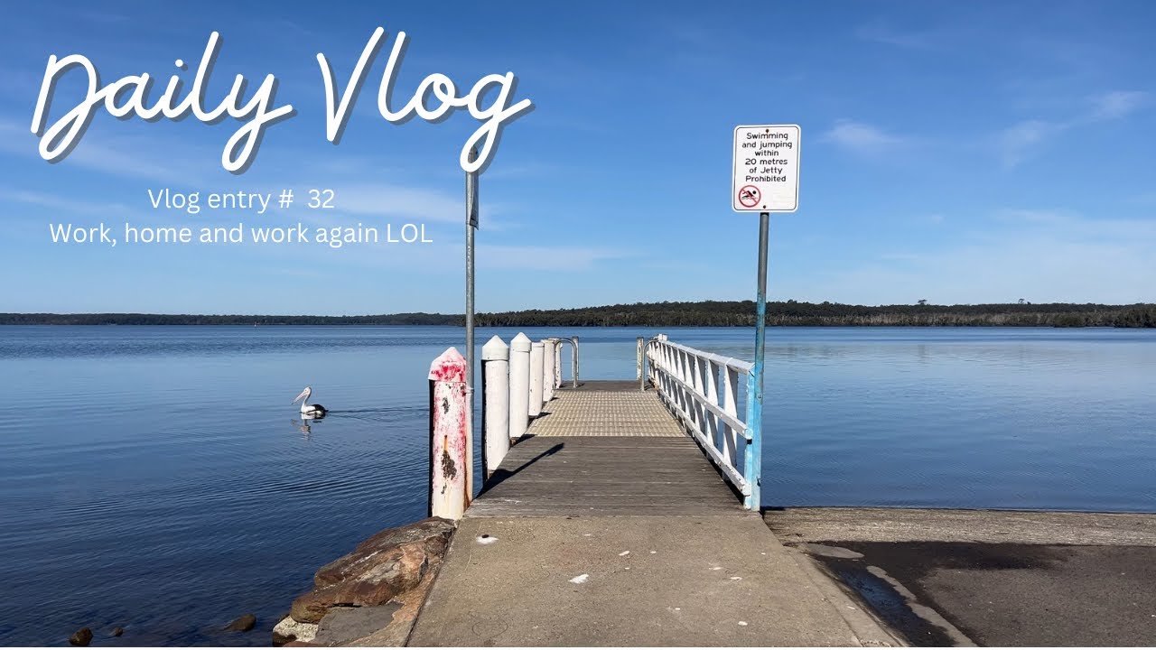 Vlog # 32: Come with me to an uneventful day at work, discovering a new ...