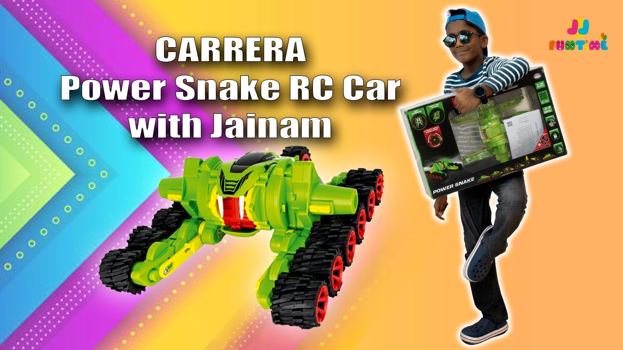 CARRERA R/C Power Snake with Jainam - YouTube