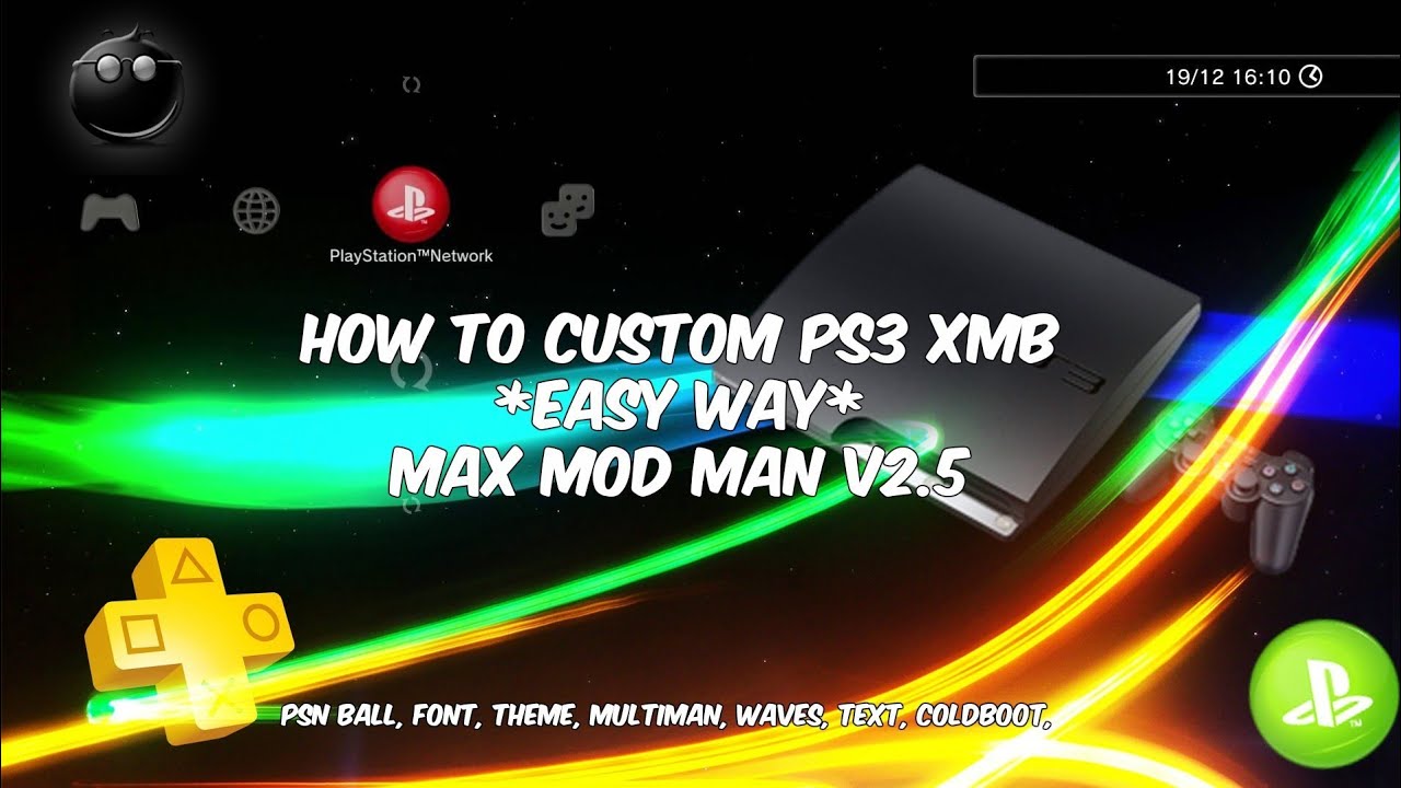 PS3 DEX | ROTES PSN LOGO? CFW TUTORIAL HOW TO LOGO ÄNDERN + DOWNLOAD ...