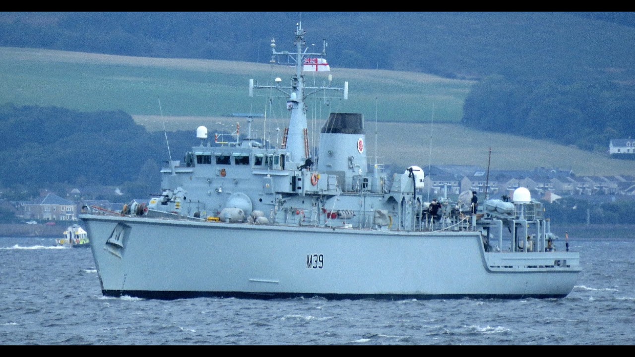 英國海軍 狩獵級防雷艦 剪輯 England Navy Hunt-class mine countermeasures vessel ...
