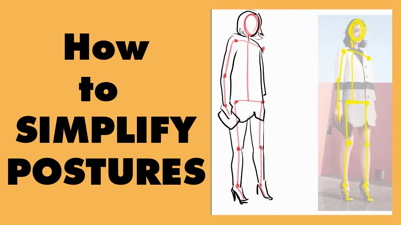 Capturing POSTURES - how to draw people in standing pose - YouTube