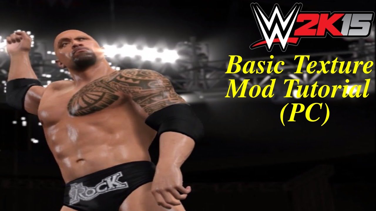 WWE 2K15 Basic PC Texture Mod Tutorial using X-PacKer & Photoshop (feat ...