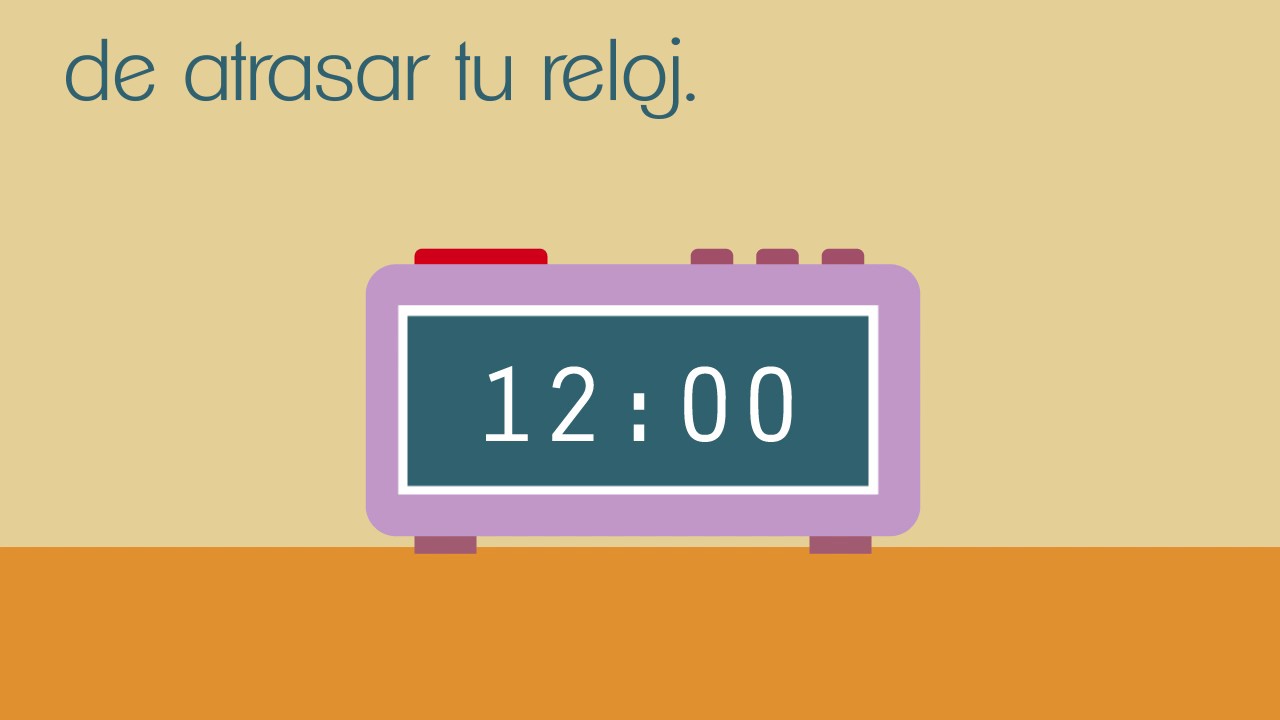 ¡Llego el tiempo de atrasar tu reloj! - YouTube