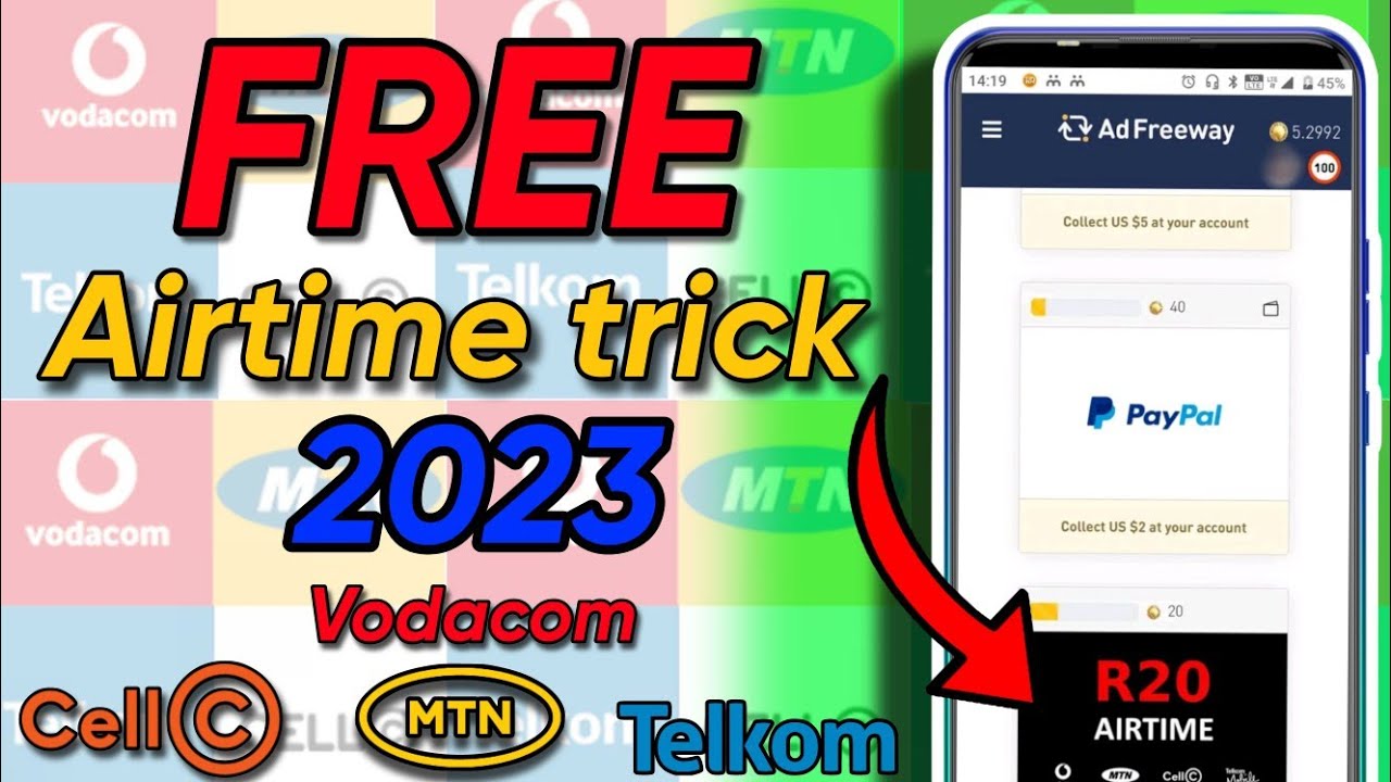 FREE Airtime trick | Get PAID #freeairtime #mtn #vodacom # ...