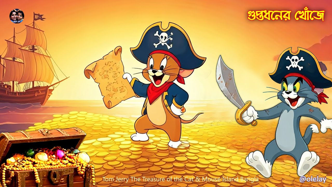 Tom Jerry The Treasure of the Cat & Mouse Island Bangla - YouTube
