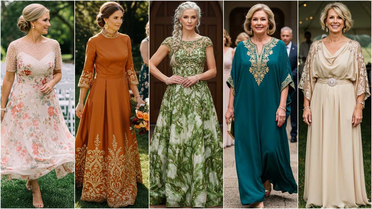 Bohemian Mother of the Bride Dresses - YouTube