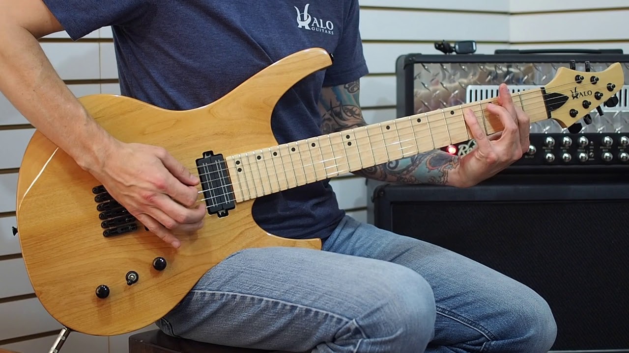 Halo Octavia Wide Neck Guitar Sound Demos - YouTube