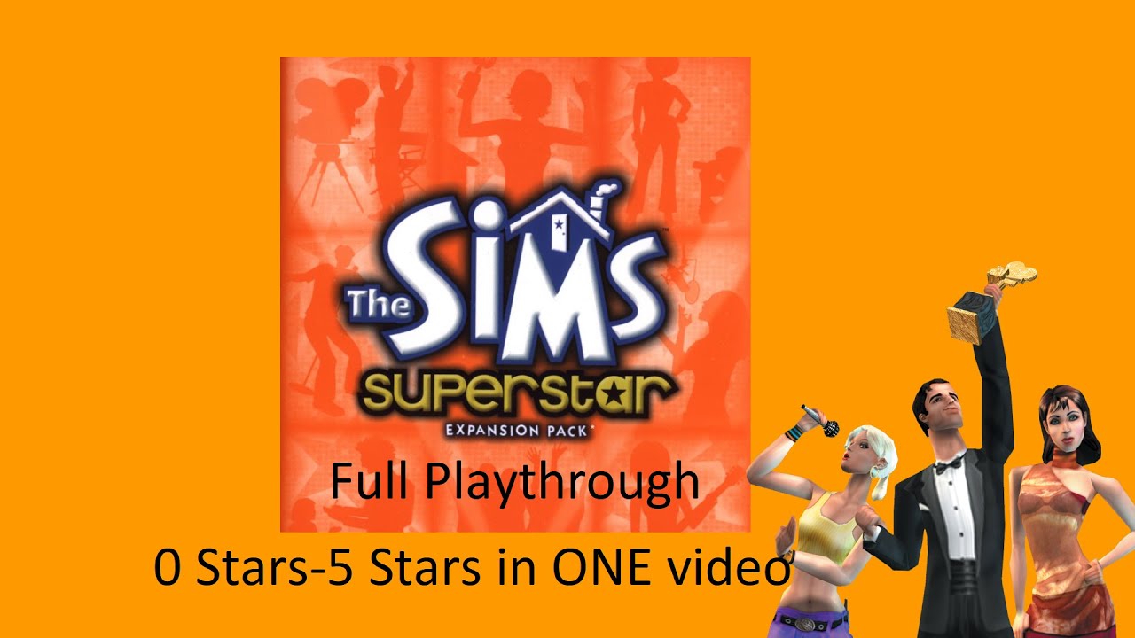 The Sims Superstar FULL PLAYTHROUGH - YouTube