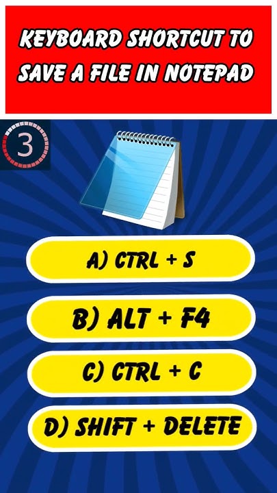 Notepad QUIZ 🤔 #computer #computerknowledge - YouTube