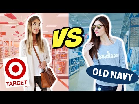 Target VS Old Navy $50 Clothing Challenge | Try-On Haul