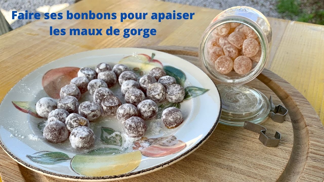 Faire ses pastille pour la gorge maison - YouTube