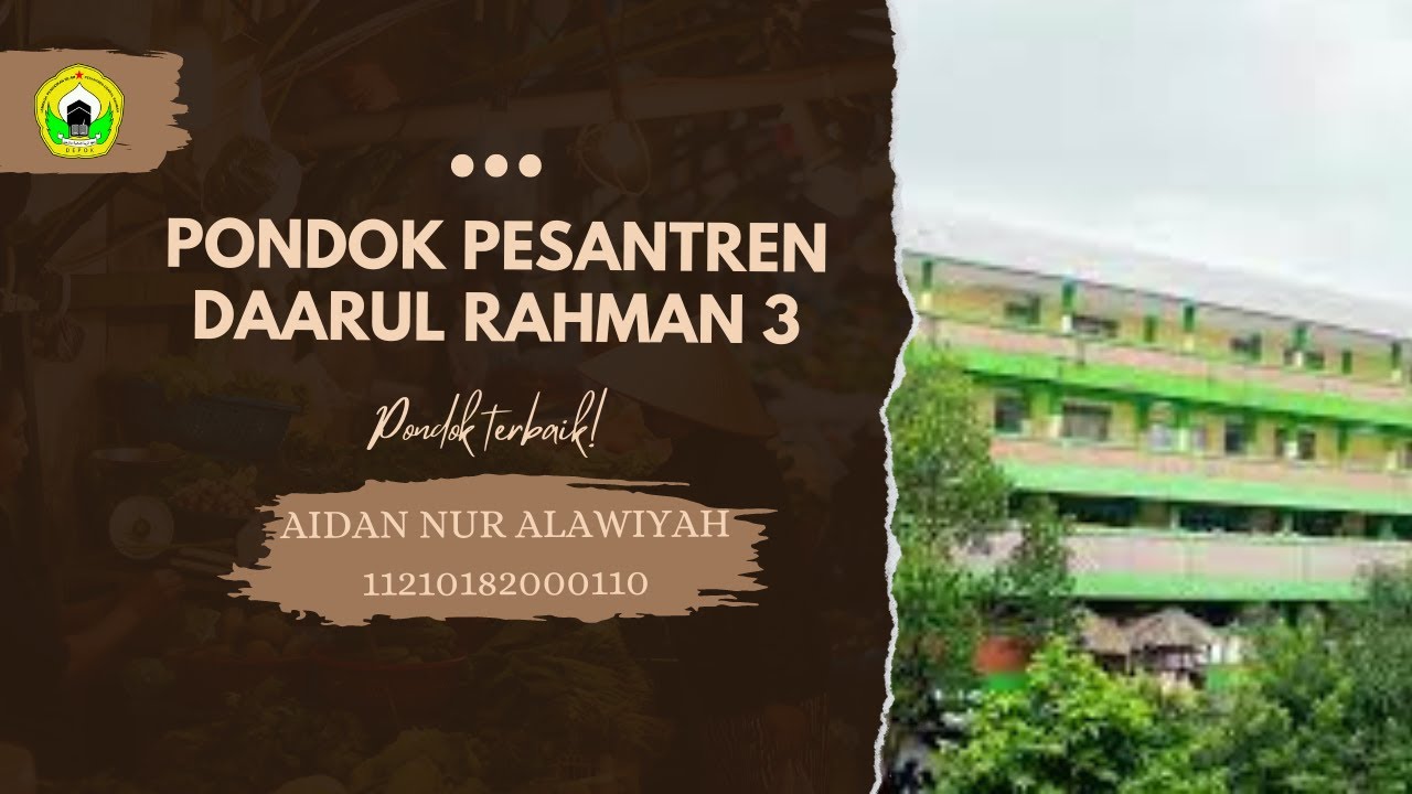 110-Aidan Nur Alawiyah-SMAIT/Pondok Pesantren Daarul Rahman 3 - YouTube