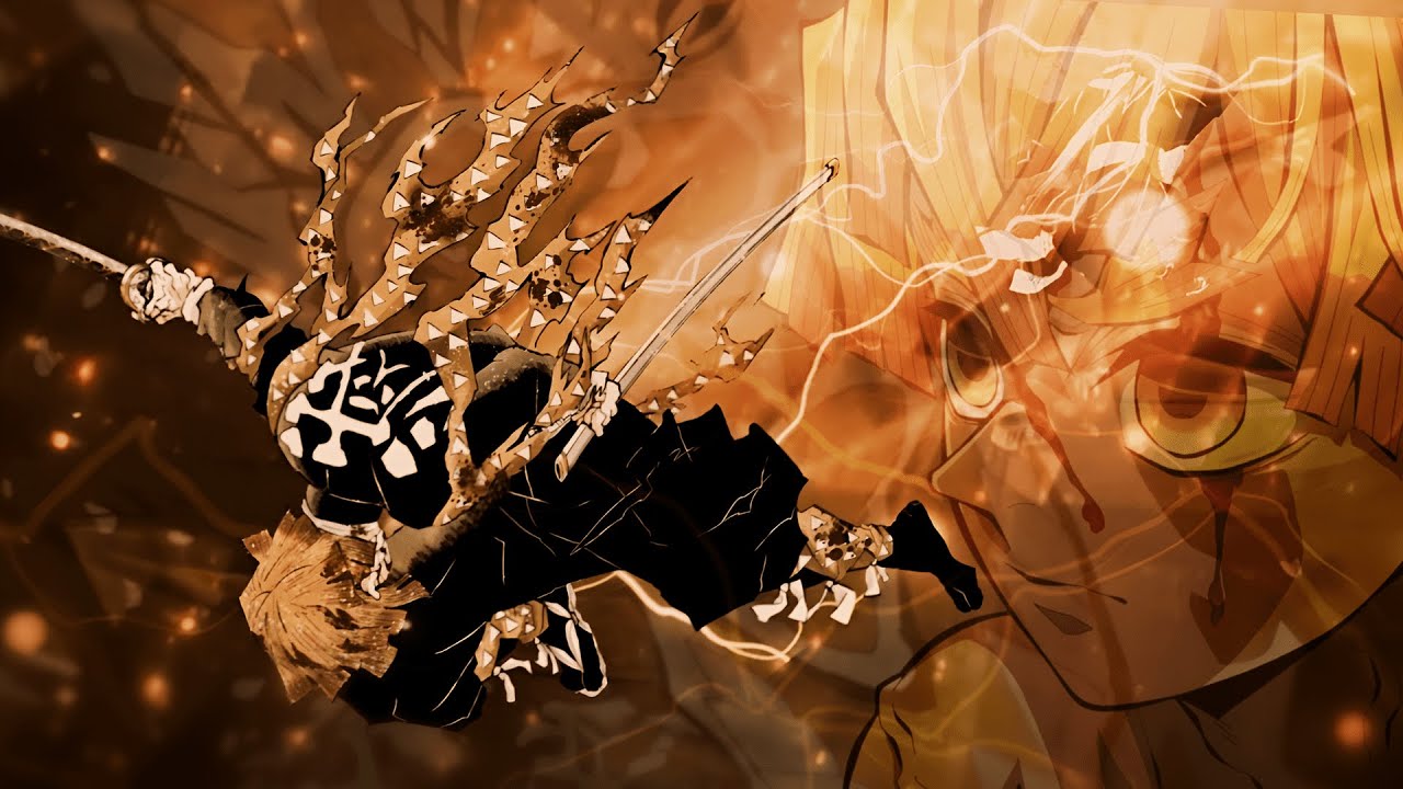 Zenitsu Vs Kaigaku Demon Slayer Animation 4k Youtube