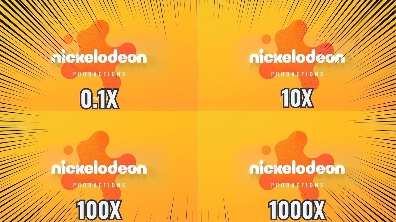 Nickelodeon Productions Intro Getting Faster - YouTube