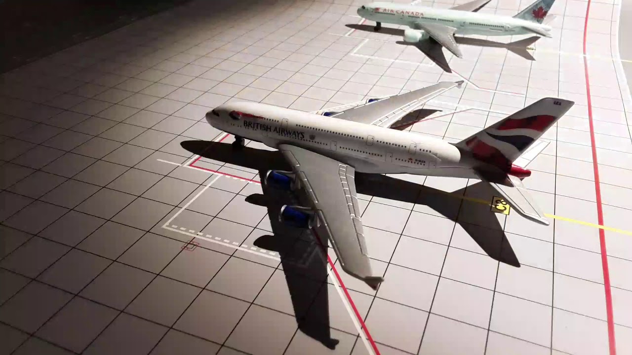 Daron models 1/400 scale airport #1 - YouTube