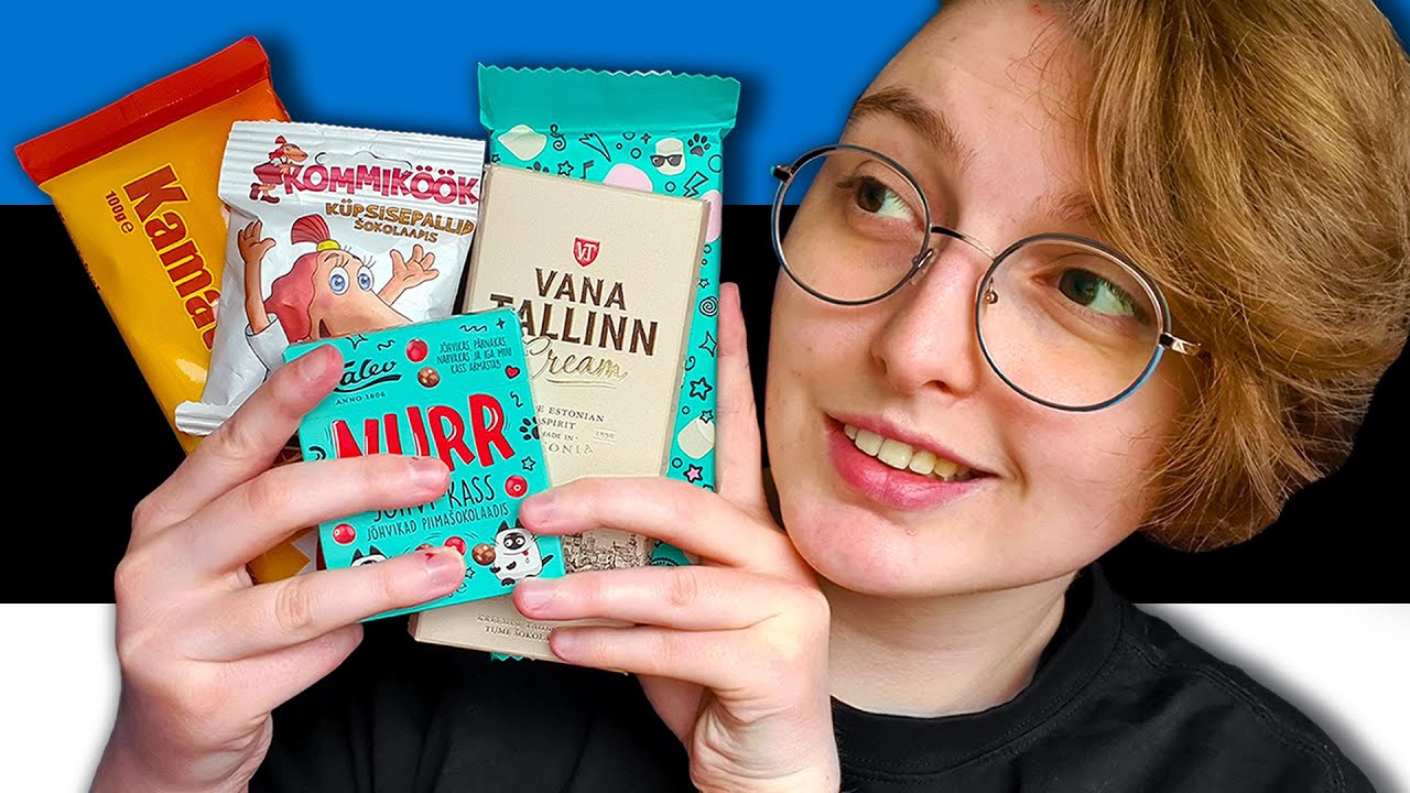 I Tried Estonian Chocolate For The First TIme - YouTube