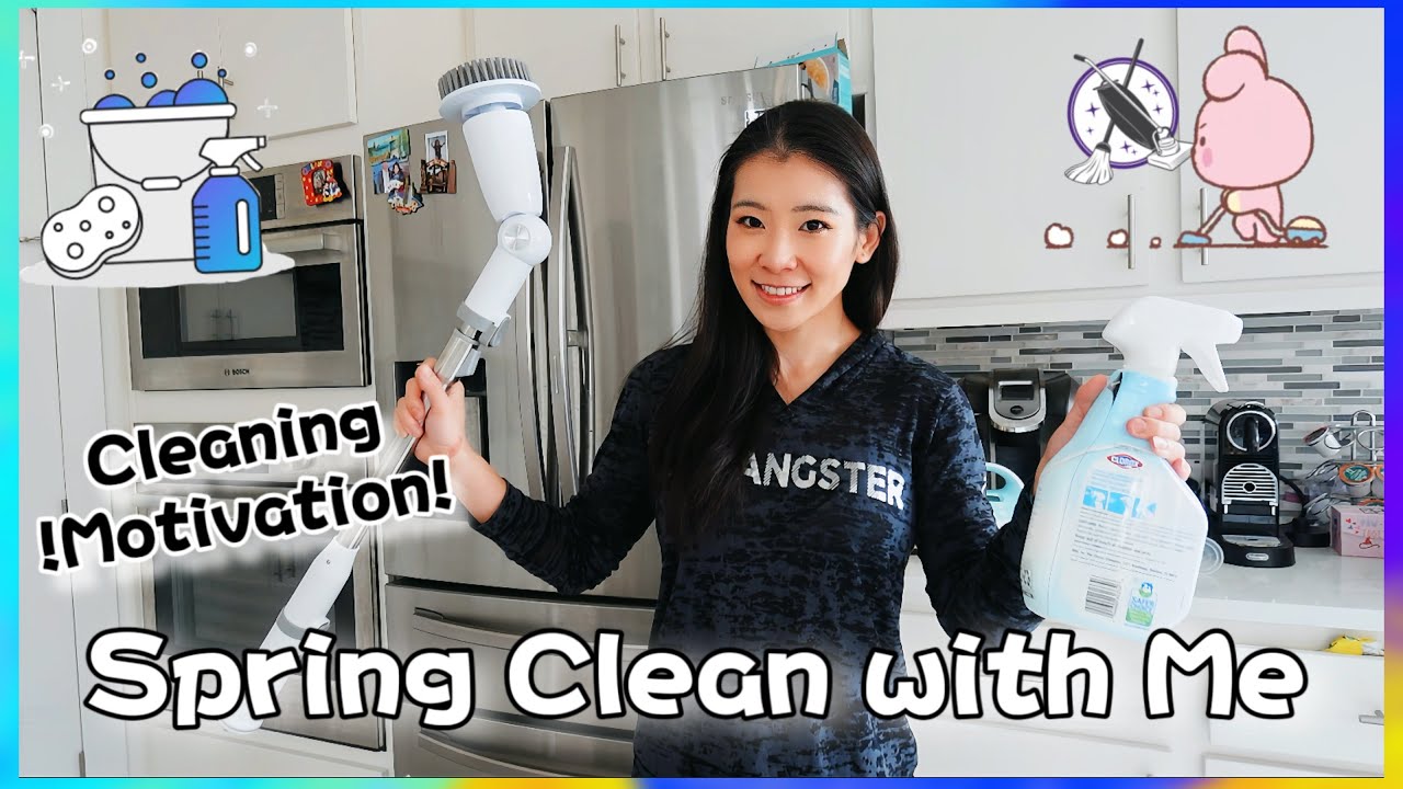 Spring Cleaning with me! clean with me step by step~ Cleaning ...
