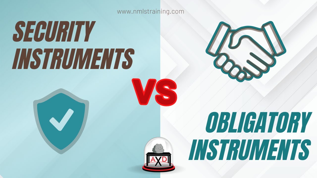 What is the Difference Between the Security and Obligatory Instruments ...