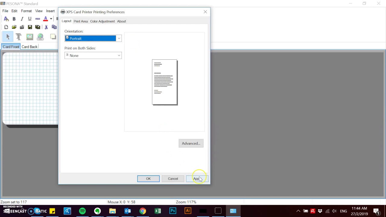 PESONA Card Design Software - How To Rotate - YouTube