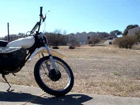 1980 Yamaha MX100 running after restore - YouTube