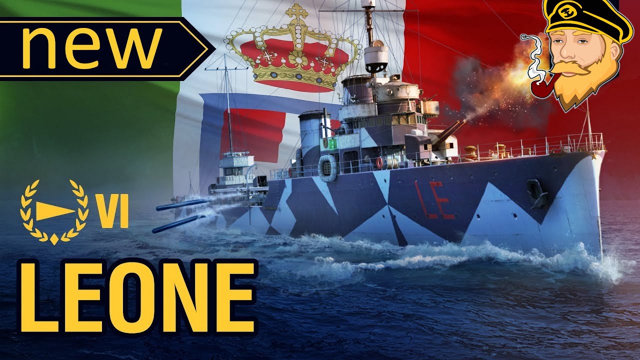 Leone - NEW Italian Scout Destroyer - first Impressions - YouTube
