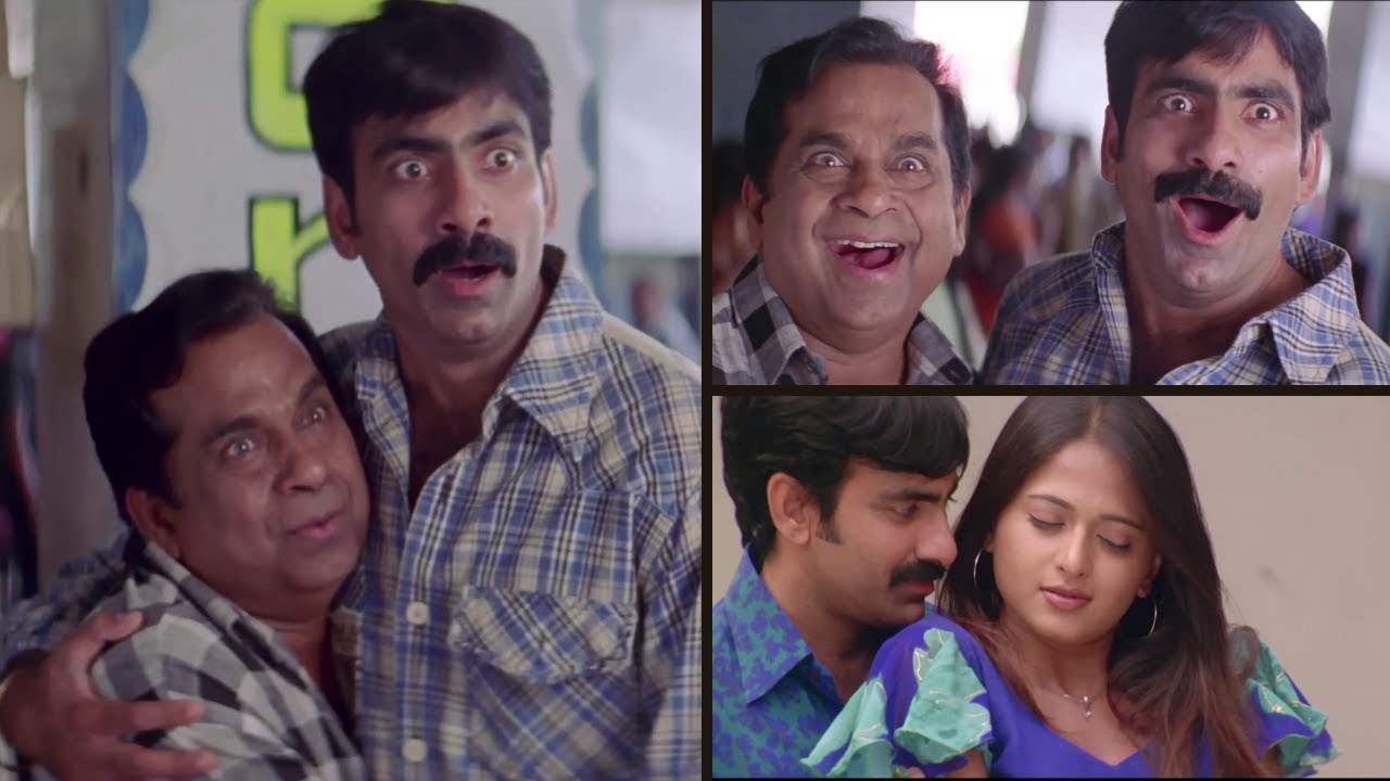 Ravi Teja & Bramhanand BEST COMEDY | Pratighat | Hindi Dubbed Movie ...