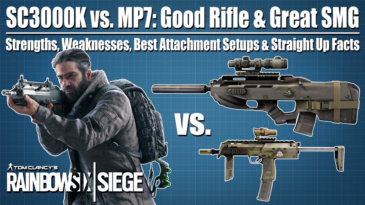SC3000K vs. MP7: Sam Fisher Loadout META - Rainbow Six Siege - YouTube