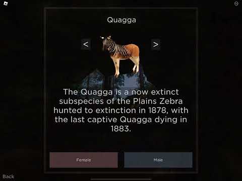 Roblox Cenozoic survival the quagga herd update with a unknown daeodon ...