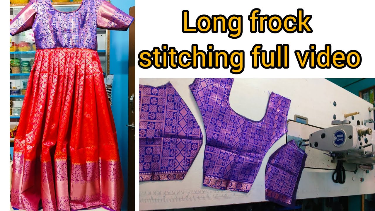 long frock stiching Full video#youtubevideos #diyvlogs like and ...