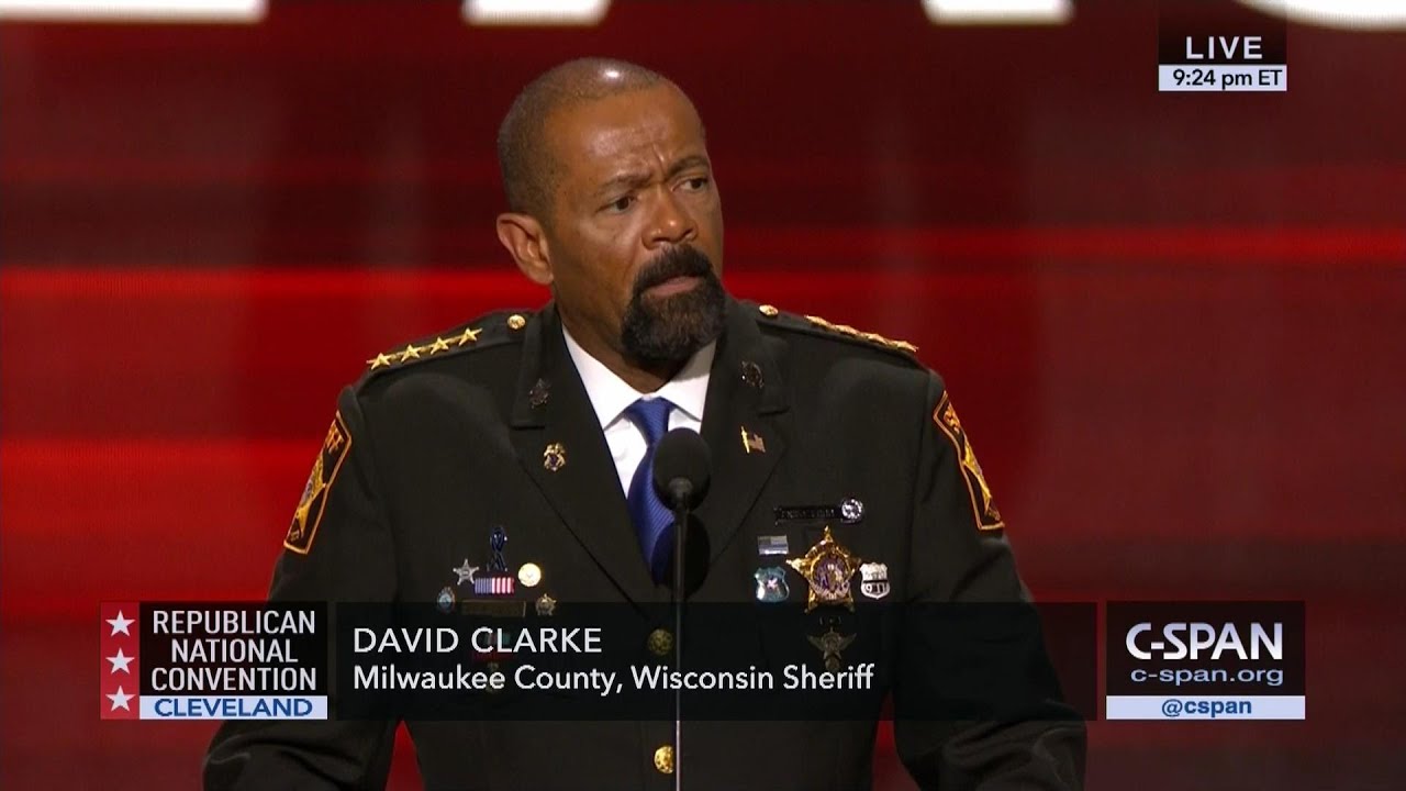 Sheriff David Clarke FULL REMARKS at GOP Convention (C-SPAN) - YouTube