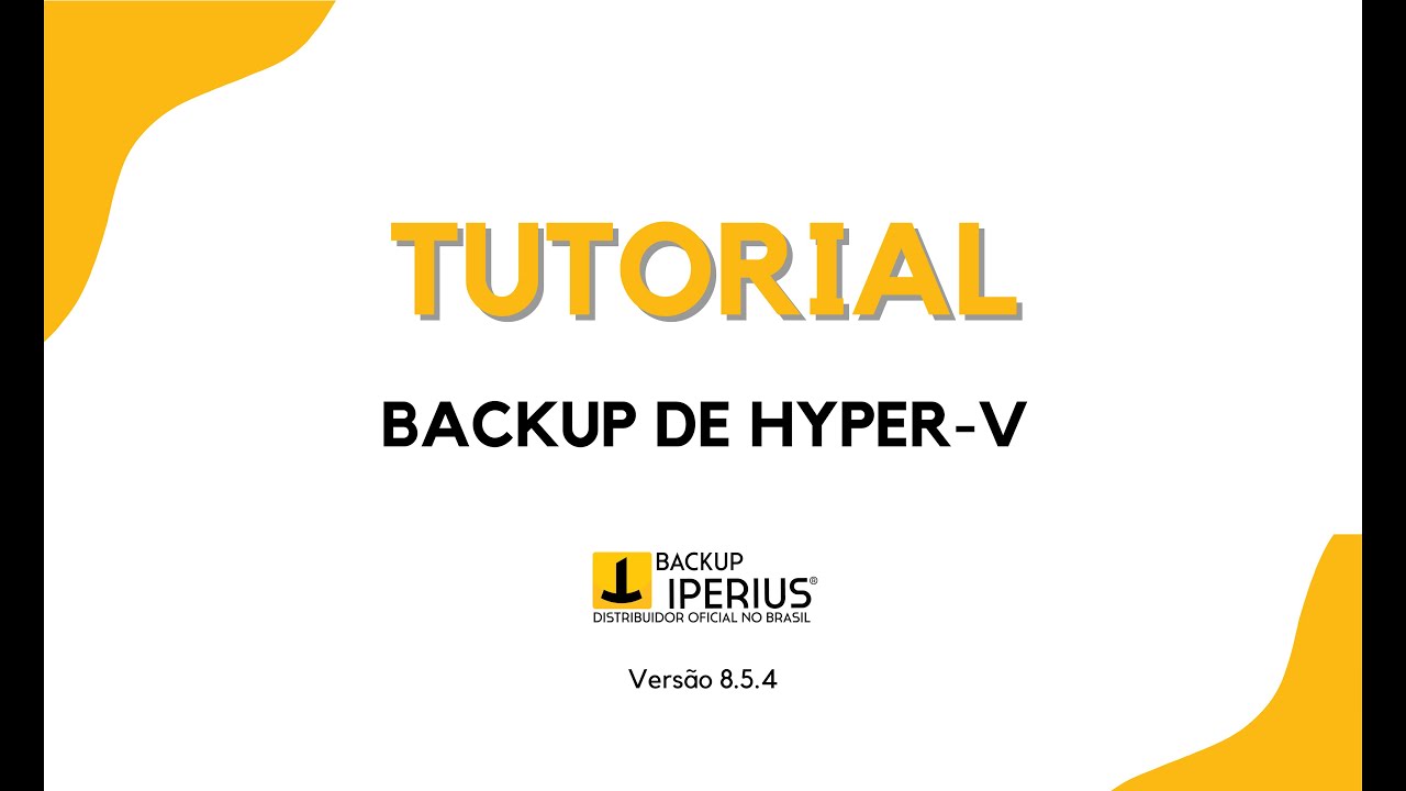 BACKUP DE HYPER V - YouTube