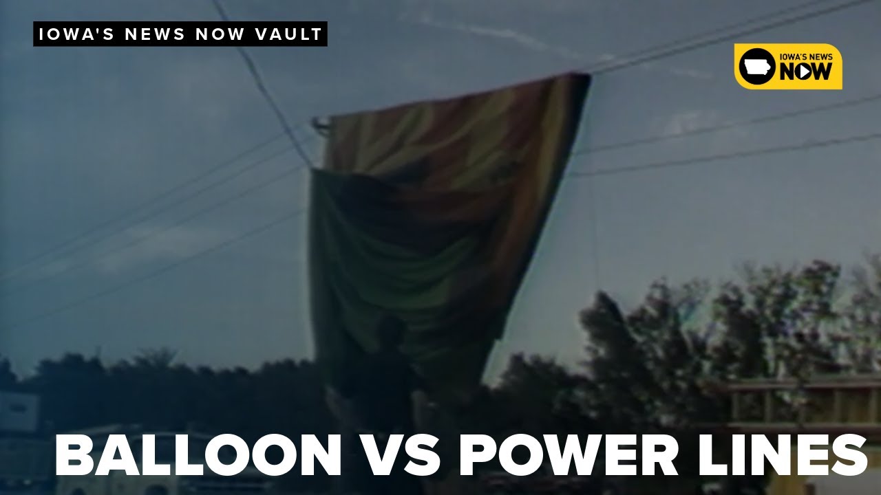 Hot Air Balloon Lands in Power Lines | The Iowa's News Now Vault - 1984 ...