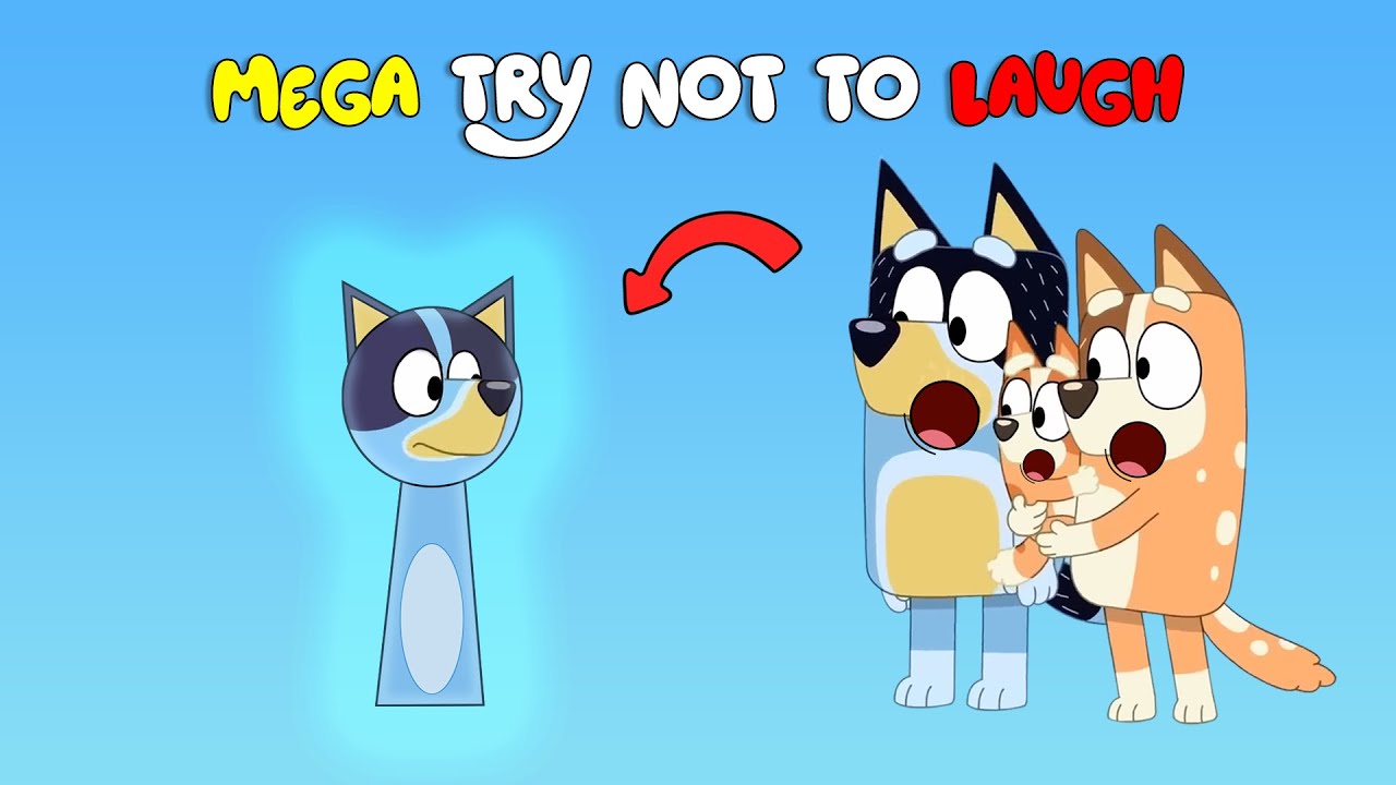 BLUEY MEGA TRY NOT TO LAUGH (LAUGHTER STORM ⚡😂) - YouTube