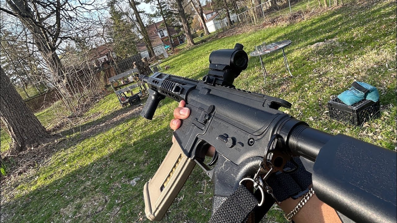 Testing my dmr build outside - YouTube