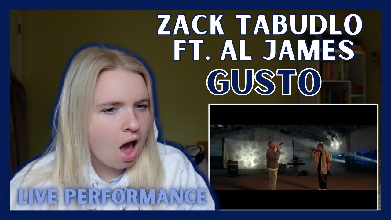 Zack Tabudlo - Gusto (Live Performance) ft. Al James REACTION - YouTube