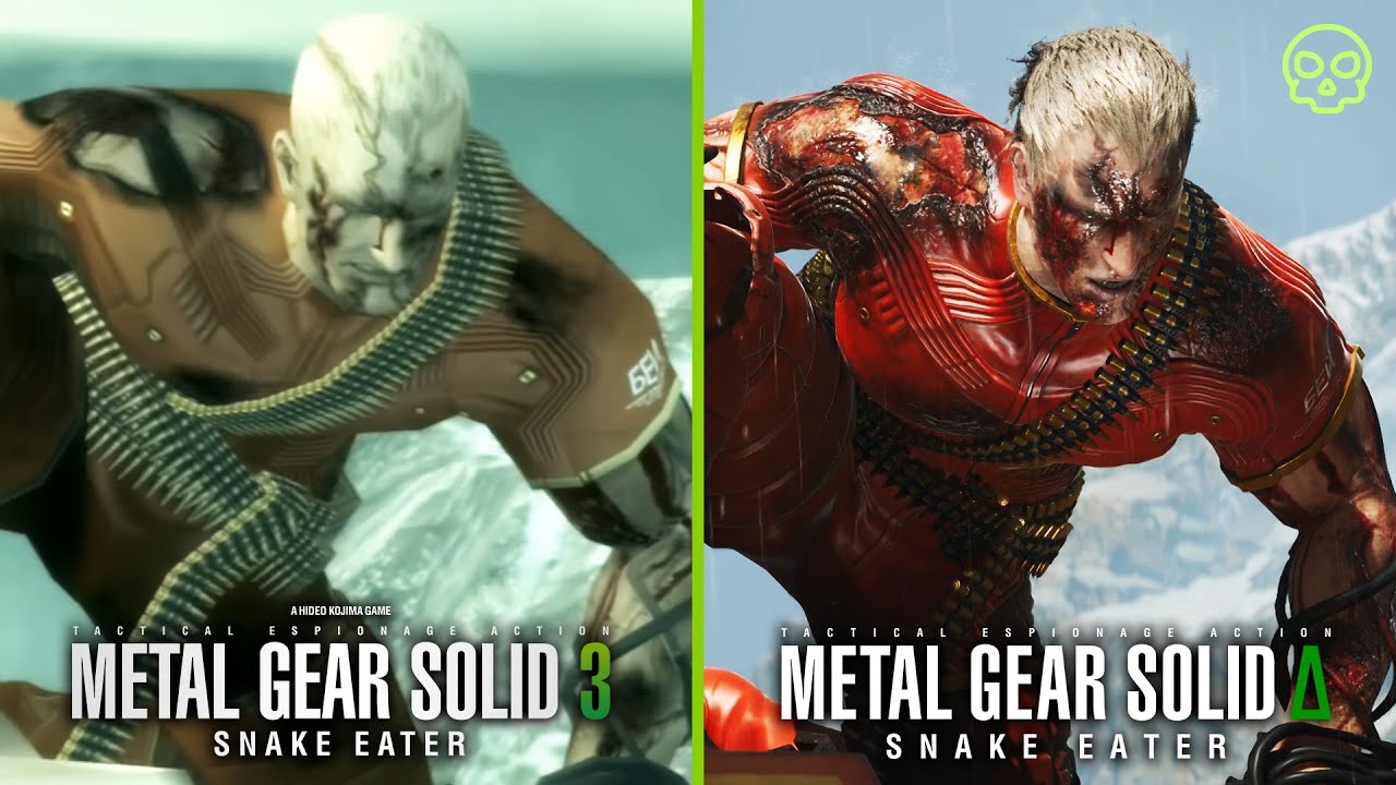 These Two Game Cutscenes Are 21 Years Apart - Metal Gear Solid Delta VS ...