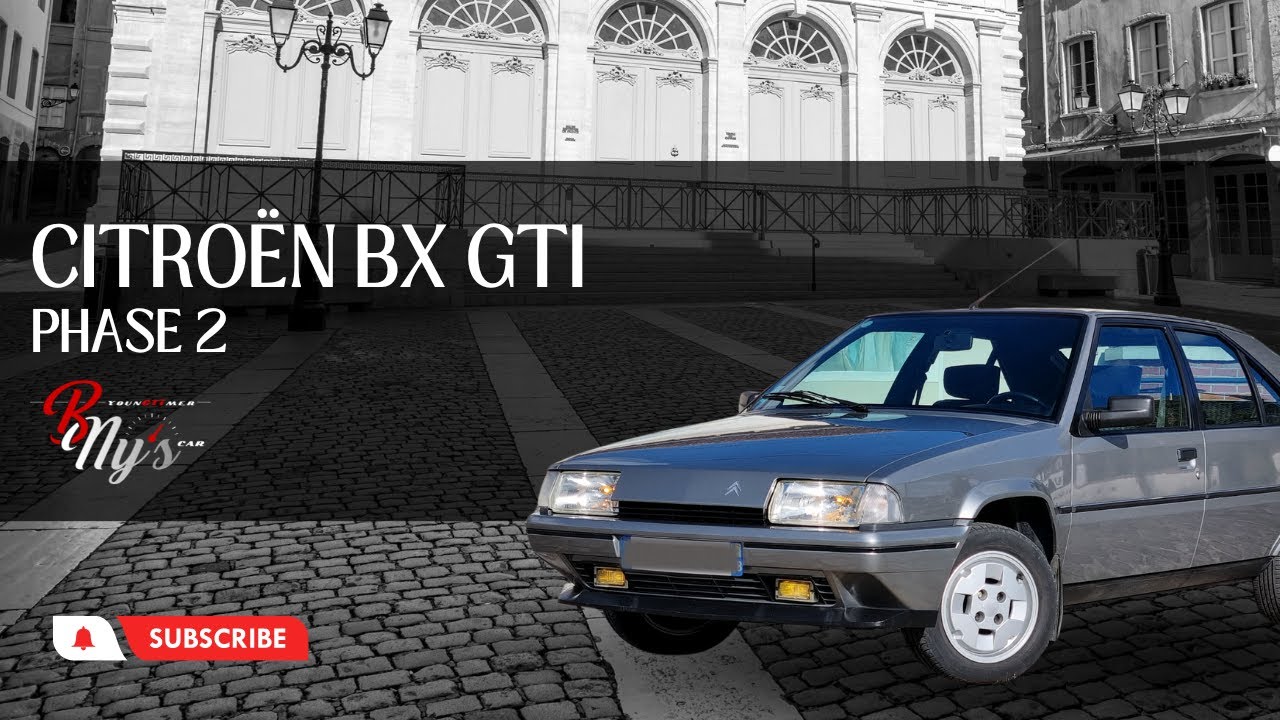 Présentation et balade en Citroën BX GTI phase 2 - YouTube