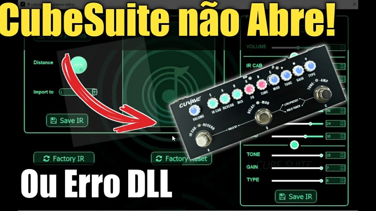 CUBESUÍTE Não Reconhece no Pc ou erro de DLL!! (Como Resolver) #cuvave ...