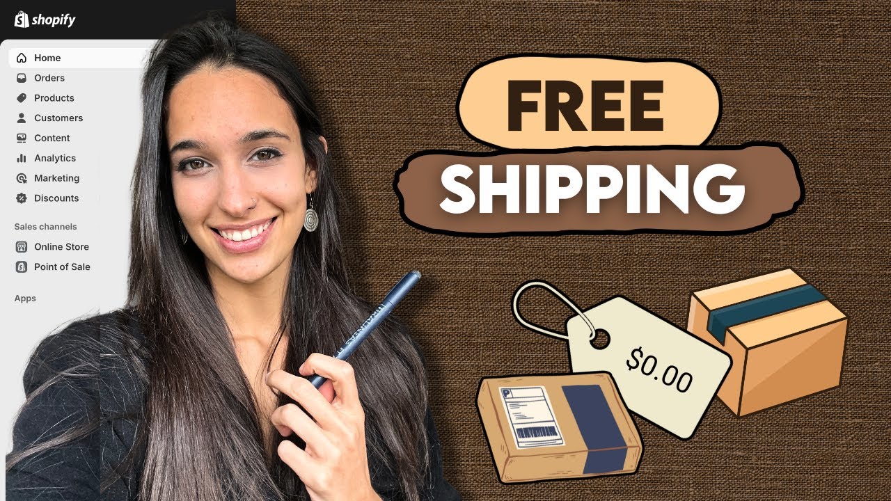 Shopify Tutorial - How To Offer Free Shipping The Right Way! - YouTube