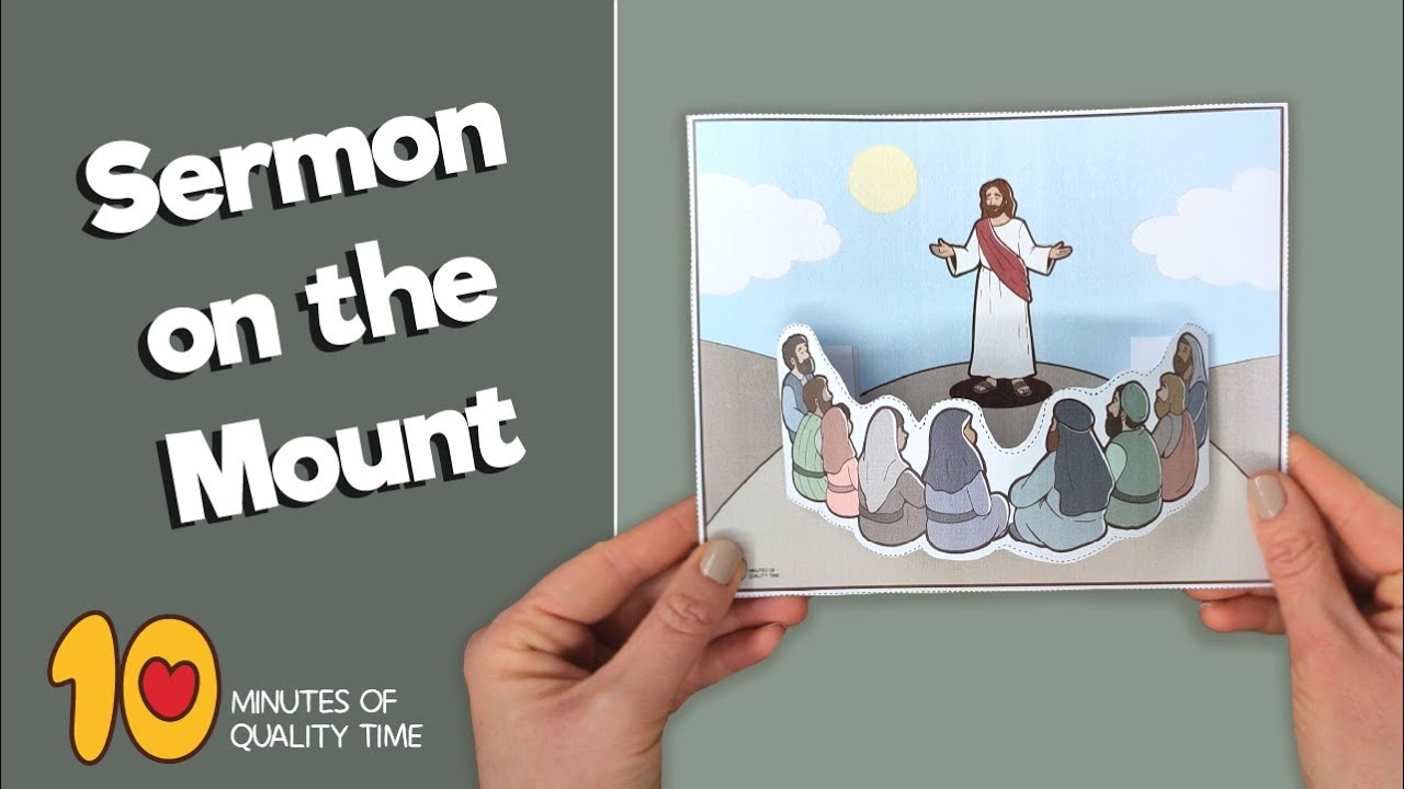 The Sermon on the Mount Craft - YouTube