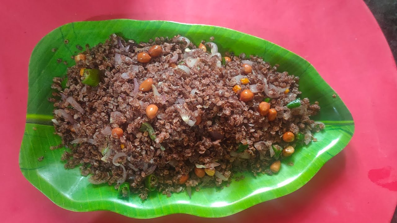 Healthy breakfast recipe|Ragi aval upma|finger millet poha upma - YouTube